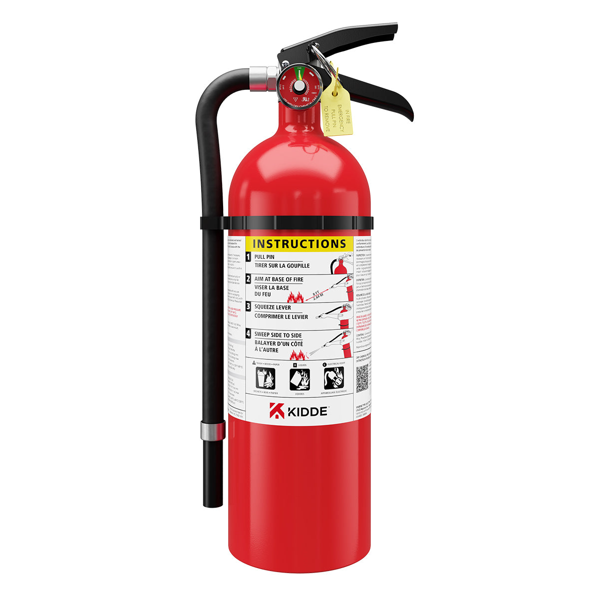Kidde Pro 340 3A:40B:C Fire Extinguisher | Case of 4 – Arclight Tool ...